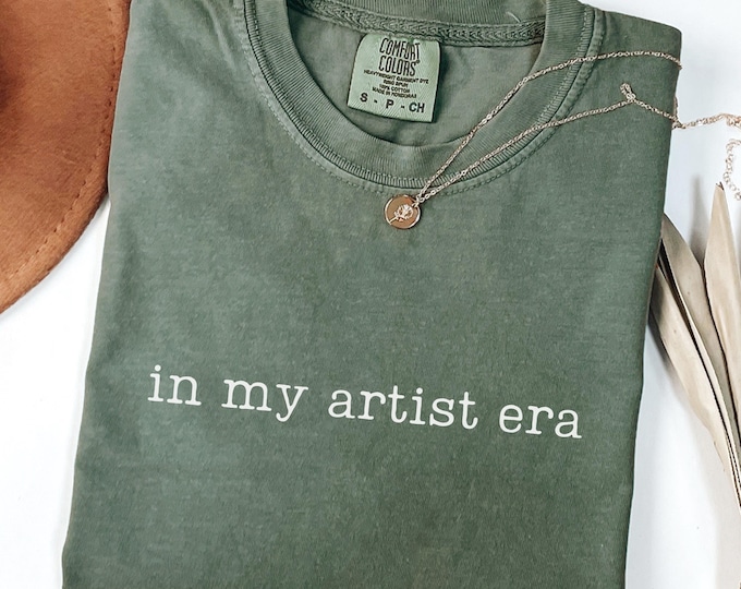 In My Artist Era Shirt, Artist T-shirt, Artist s, Artist Tee, Art Lover ...