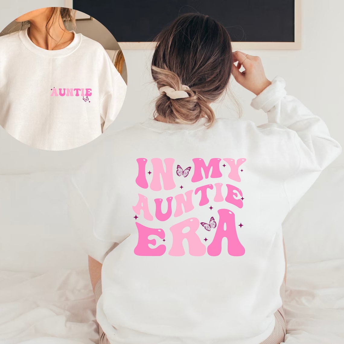 In My Auntie Era Sweatshirt, Aunt Era, Eras Shirt, Oversized Aunt Shirt ...