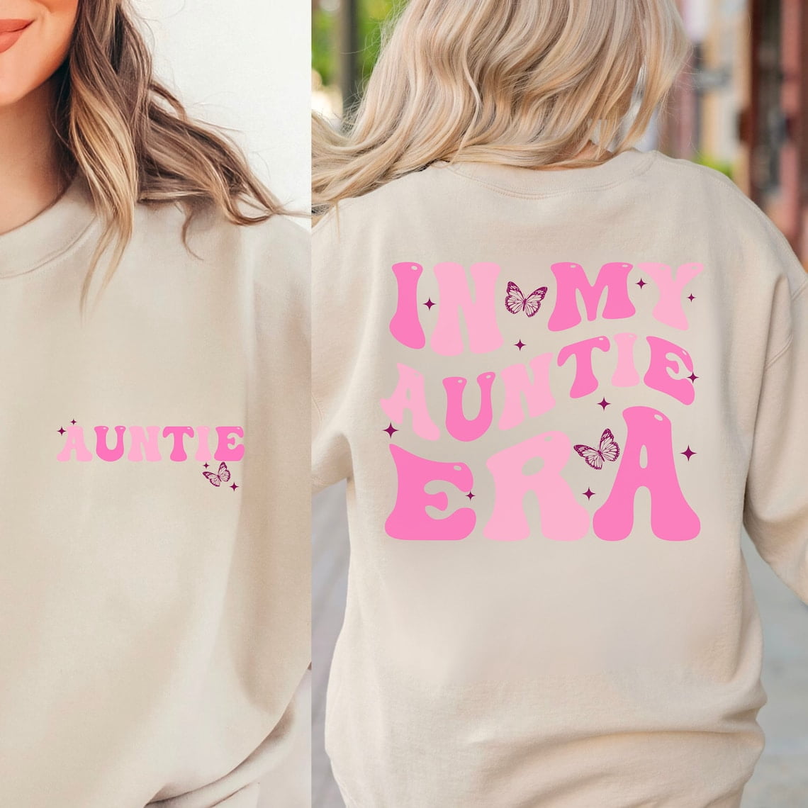 In My Auntie Era Sweatshirt, Aunt Era, Eras Shirt, Oversized Aunt Shirt ...