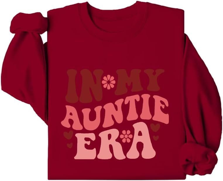 In My Auntie Era Sweatshirt, In My Cool Aunt Era Sweatshirt, Best Aunt ...