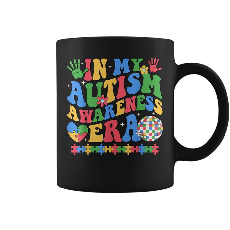 In My Autism Awareness Era Retro Disco In April We Wear Blue Coffee ...