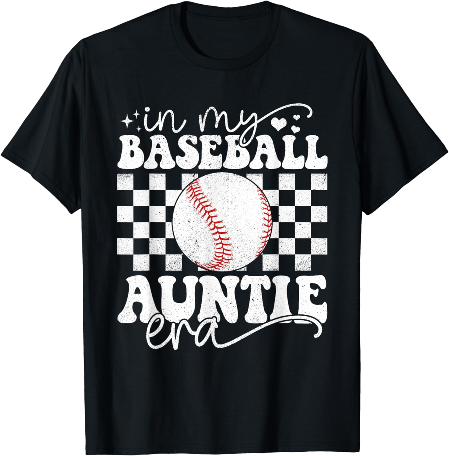In My Baseball Auntie Era Funny Baseball Auntie Mother's Day T-Shirt ...
