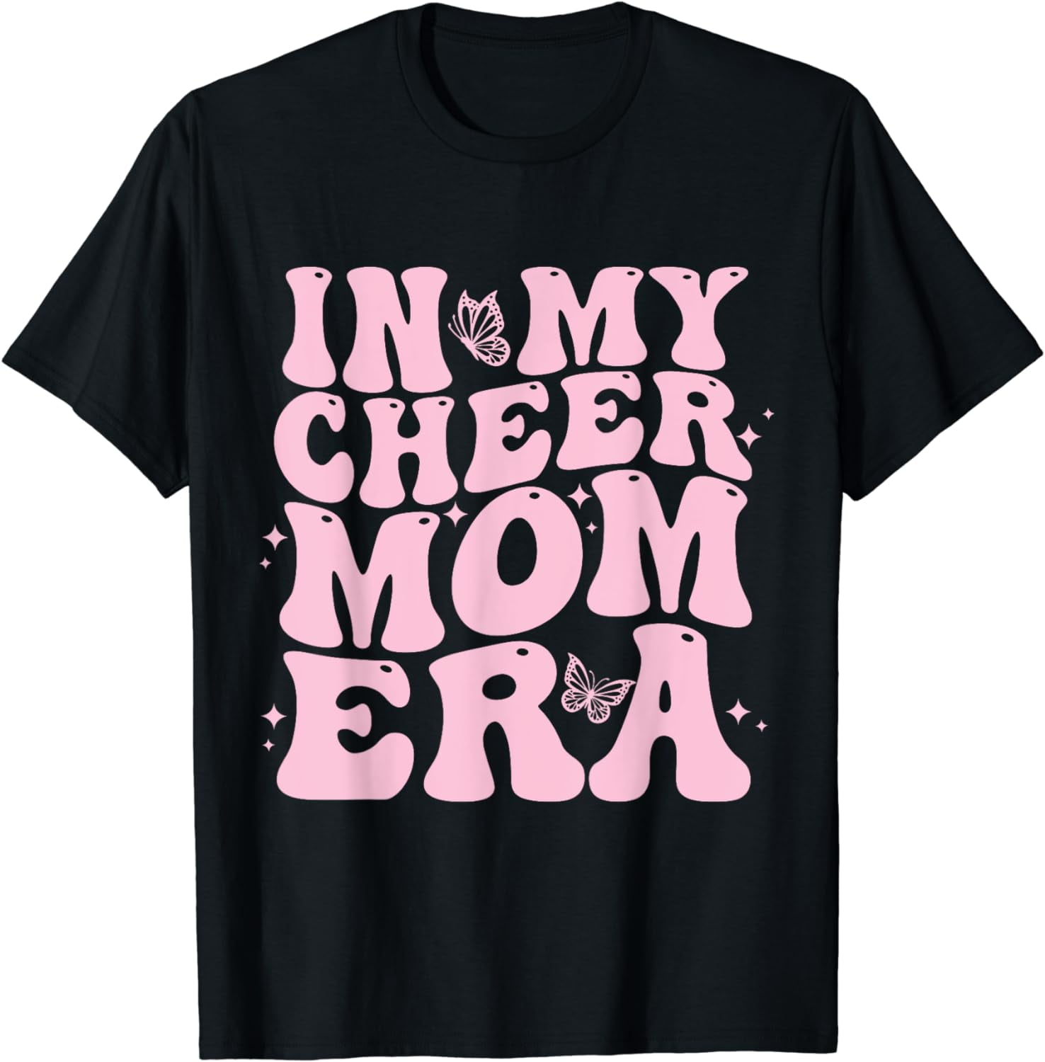 In My Cheer Mom Era Funny Cheerleading Football Mom Life T-Shirt ...