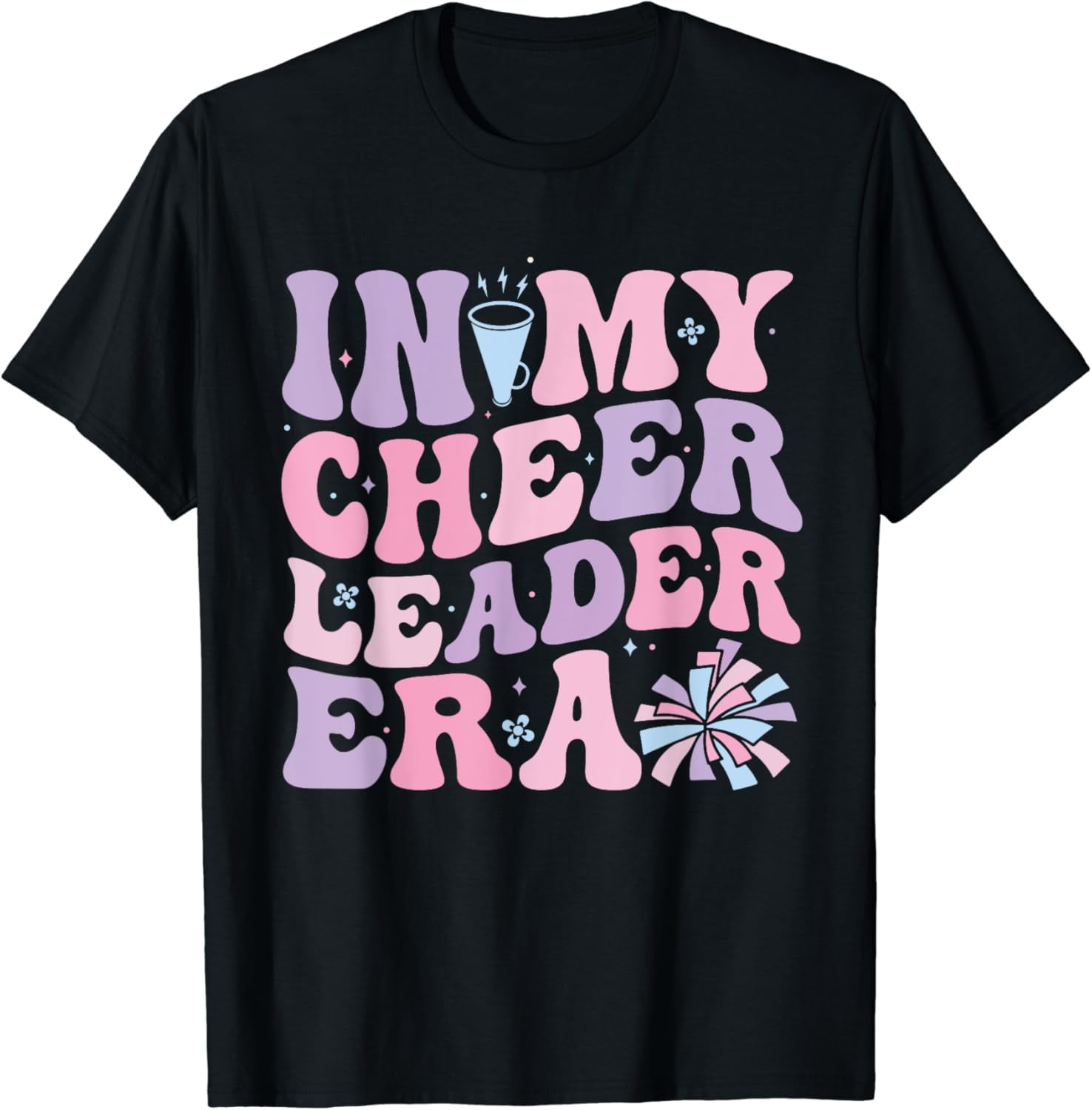 In My Cheerleader Era Cheerleading Funny Cheer Women Girls T-Shirt ...