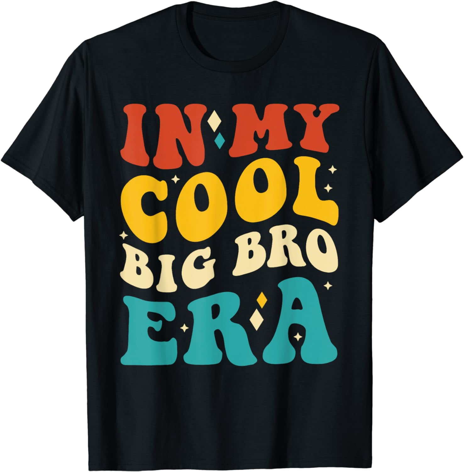 In My Cool Big Bro Era Baby Announcement for Brother Kids T-Shirt ...