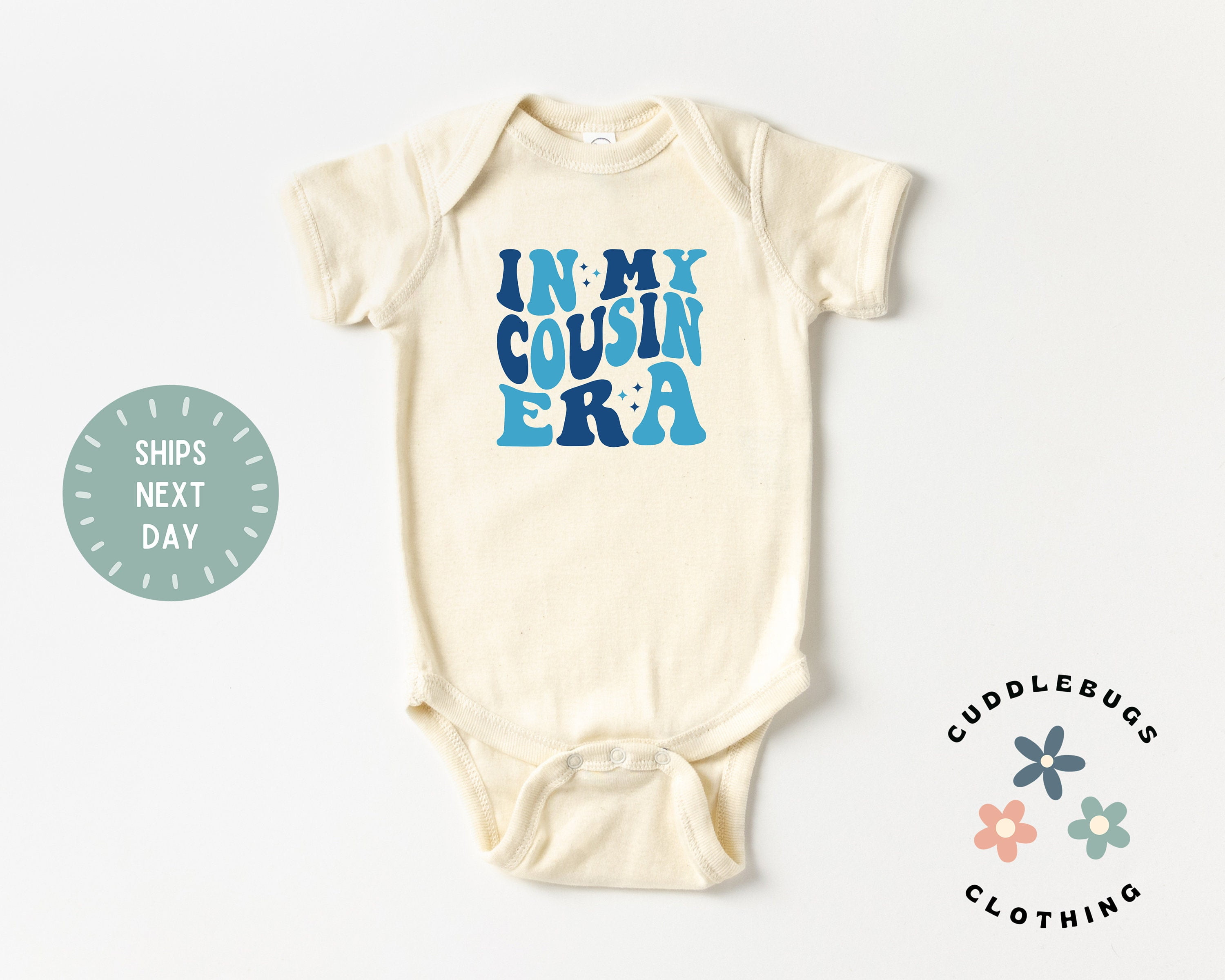 In My Cousin Era Baby Onesies Bodysuit, Retro Boys Cousin Crew, Baby Cousin, Gift For Nephew ...