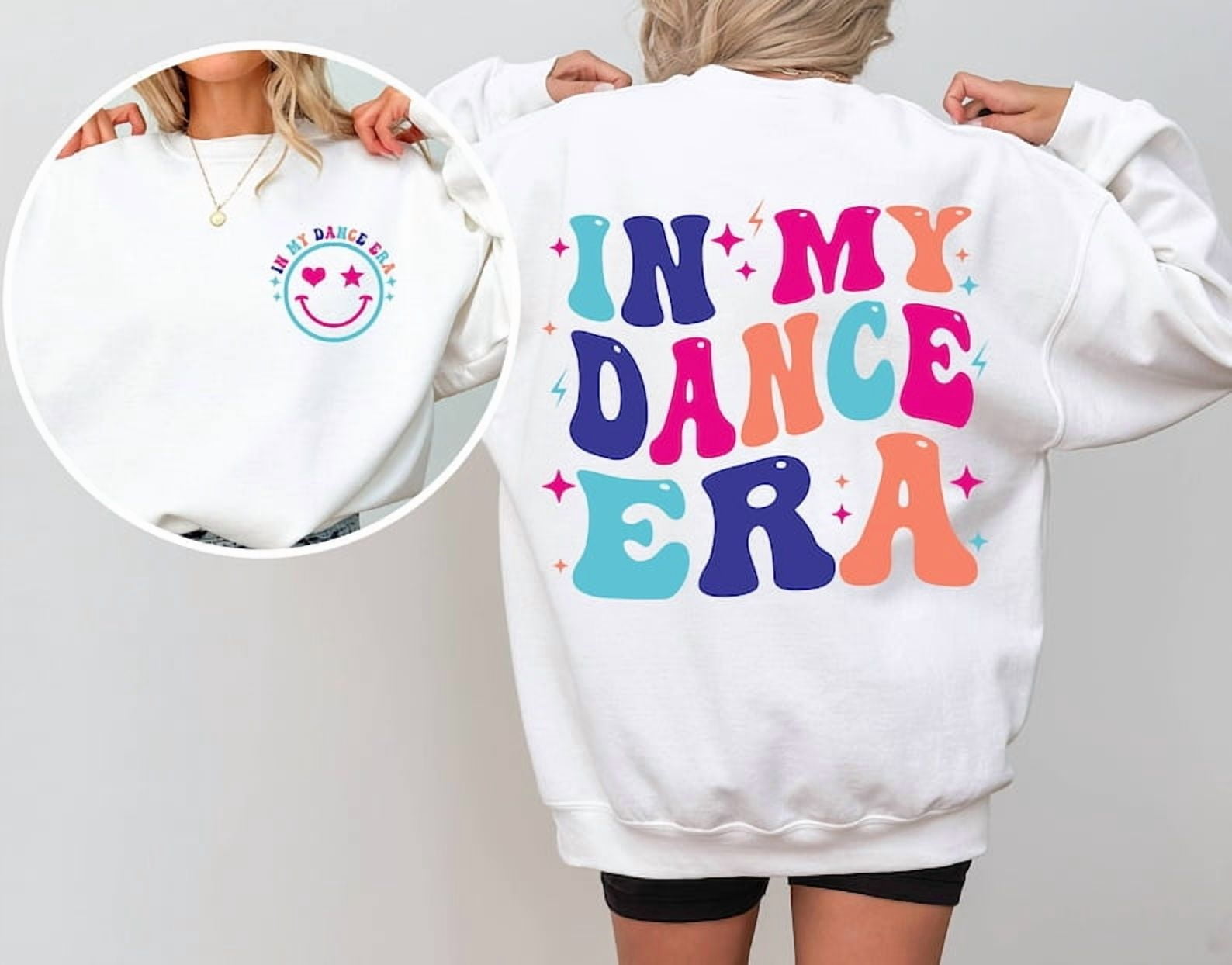In My Dance Era Sweatshirt, Colored Dancer Sweatshirt,Dance Teacher ...