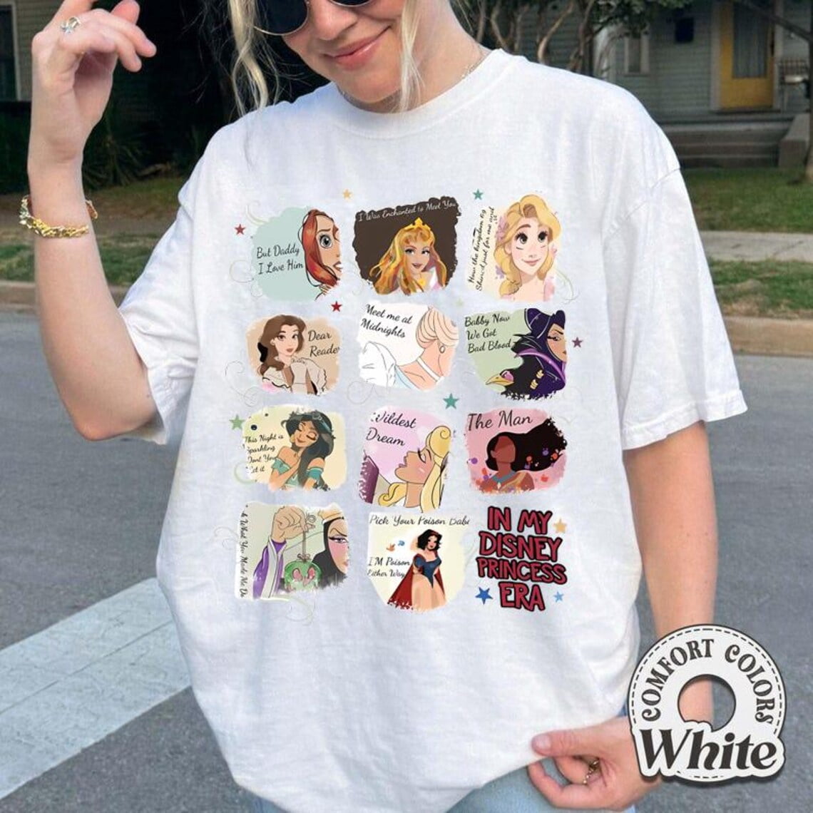In My Disney Princess Era T-shirt, Disney Girls Trip T-shirts, Princess ...