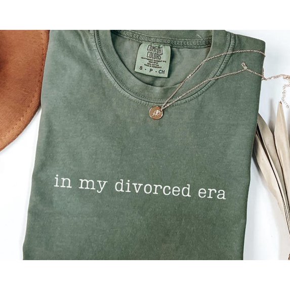 In My Divorced Era Shirt, Divorce Shirt, Newly Divorced , Divorced ...