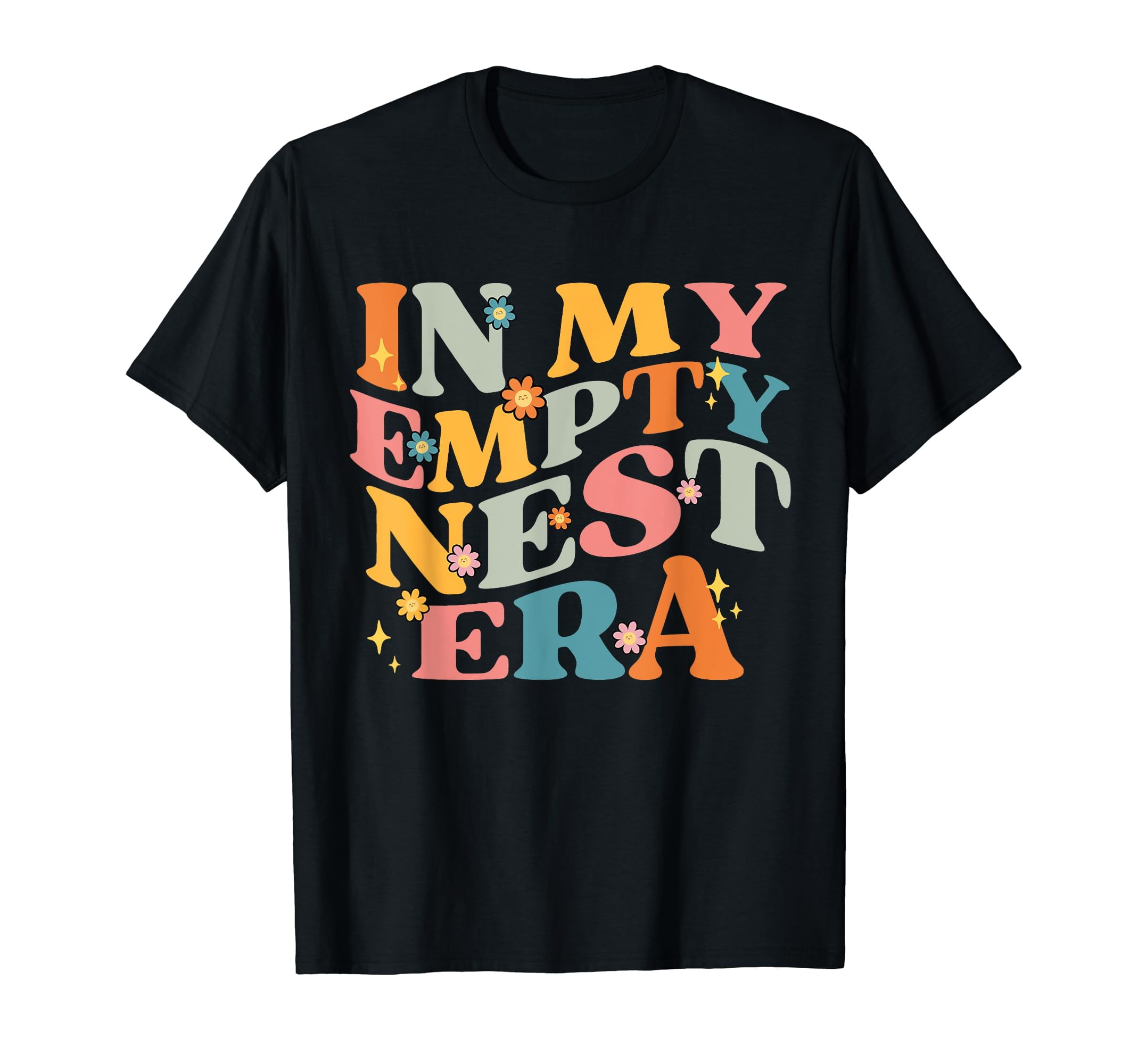 In My Empty Nest Era Empty Nester Parent Mom Groovy Retro T-Shirt ...
