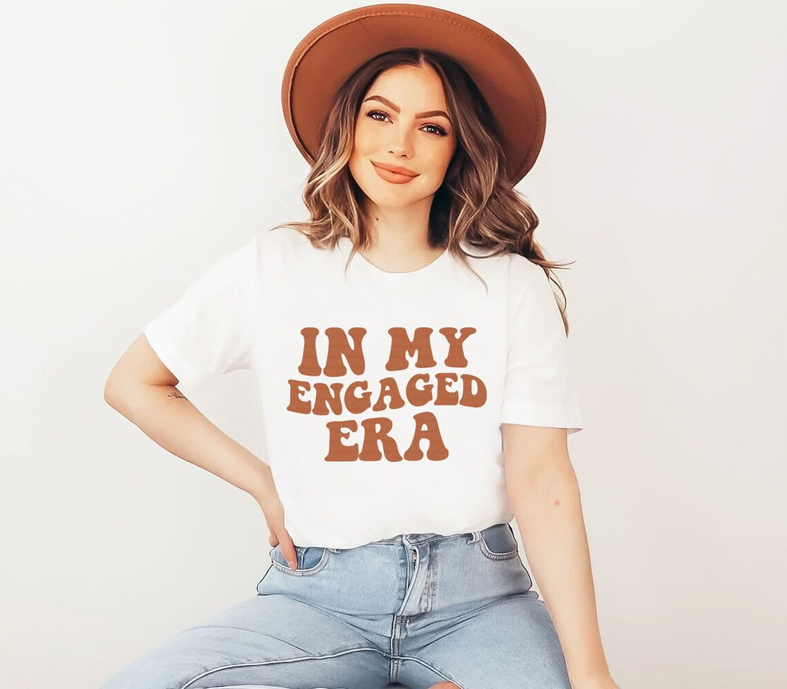 In My Engaged Era Bride To Be, ie Concert, Retro Groovy Engagement ...