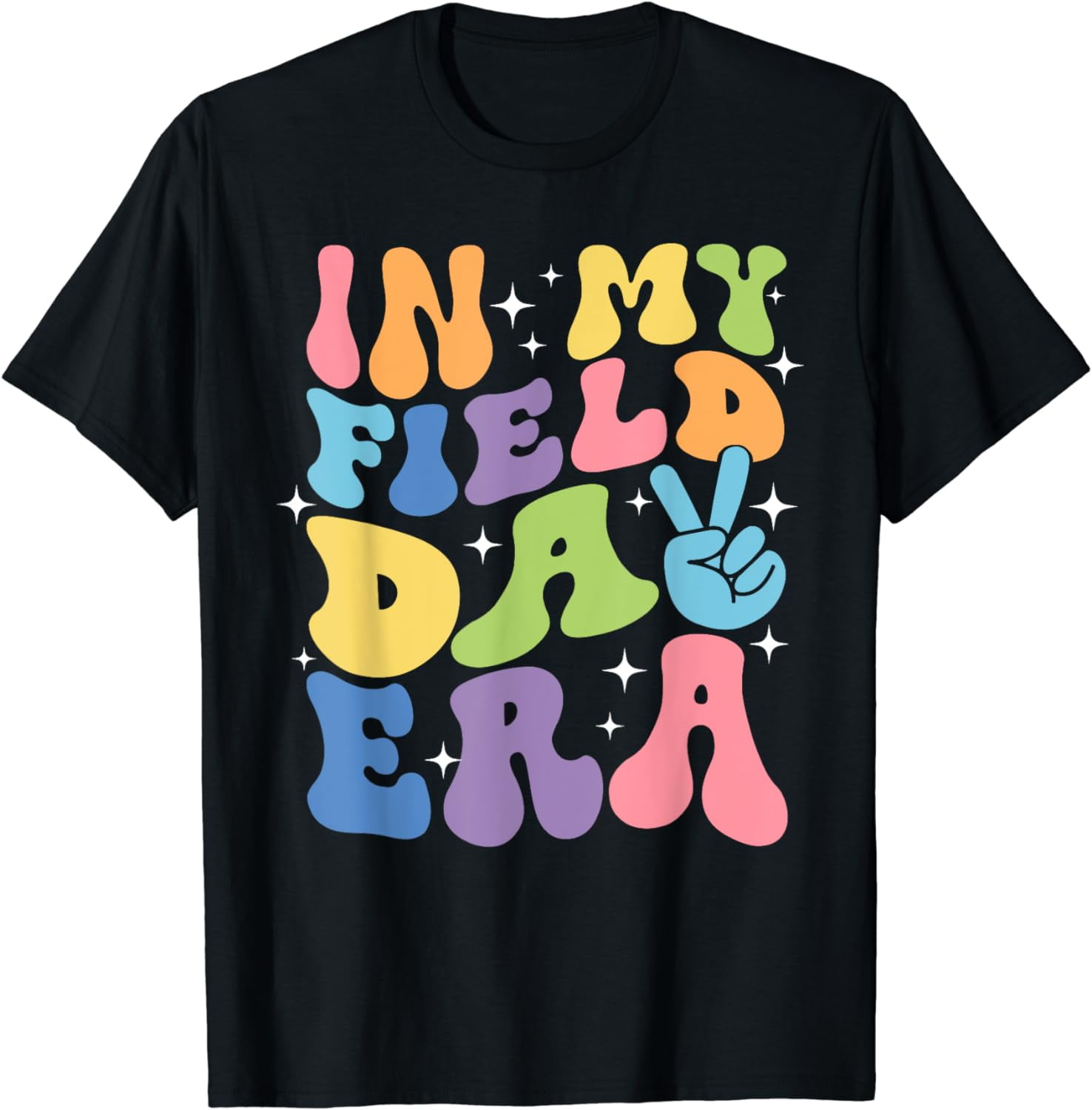 In My Field Day Era Shirt Retro Groovy Teacher Field Trip T-Shirt ...