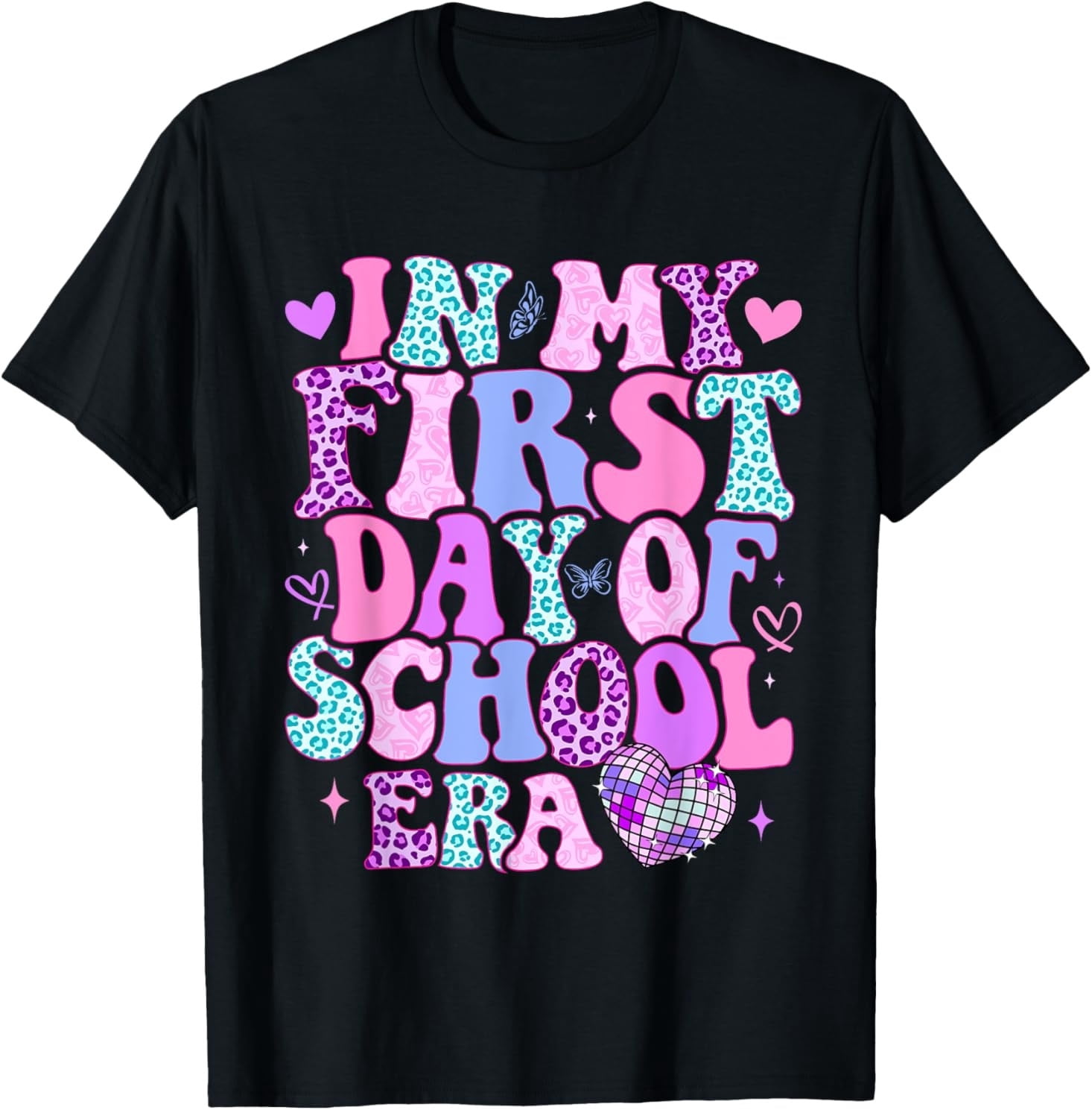 In My First Day of School Era Shirt Retro Back to School T-Shirt for ...