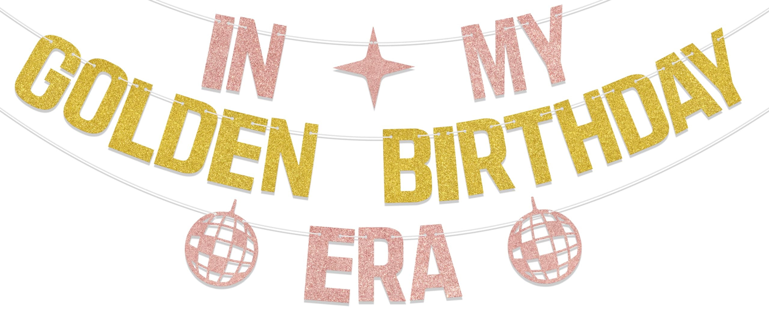 In My Golden Birthday Era Banner AFN1Golden Birthday Party Decorations ...