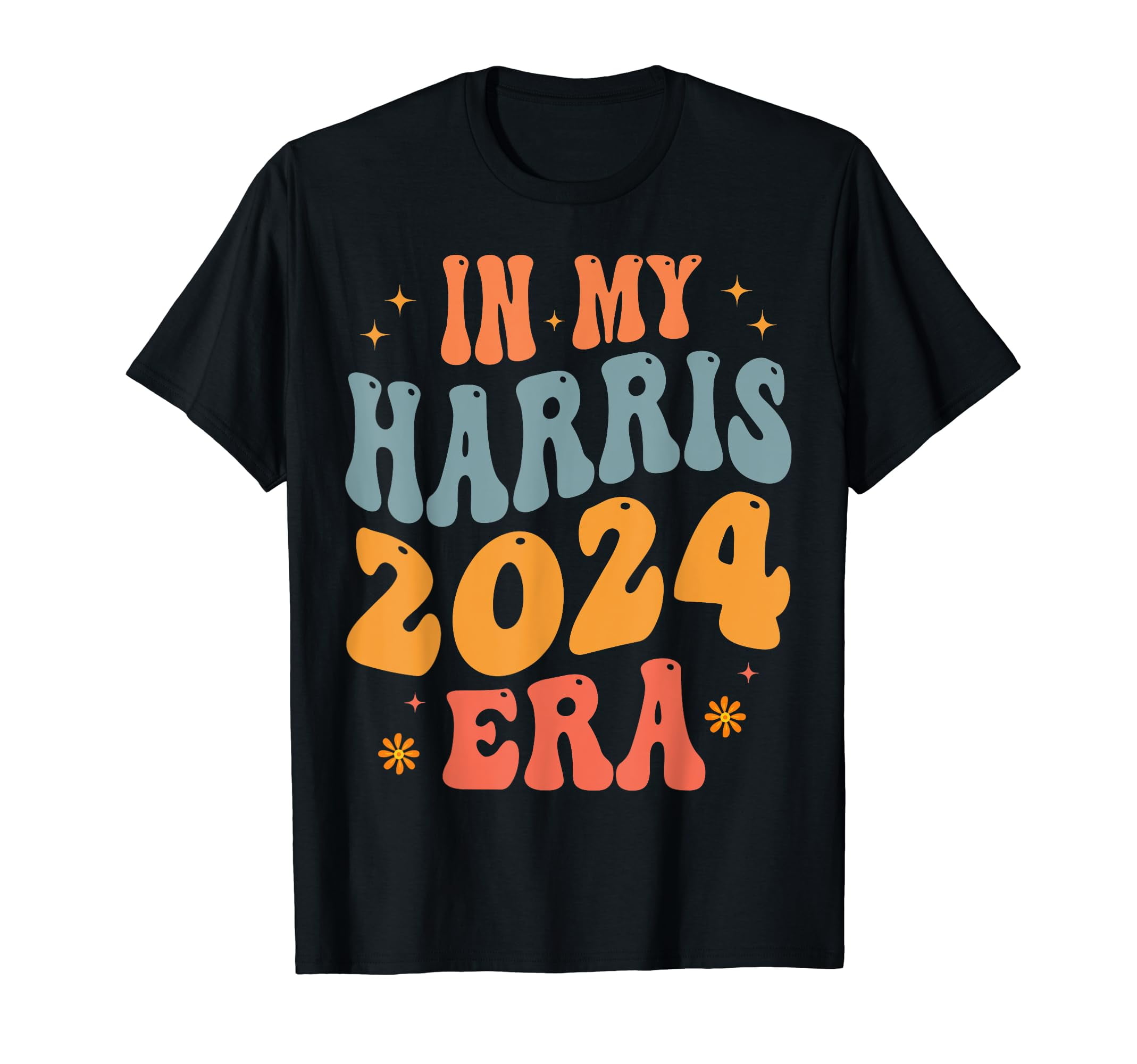 In My Harris 2024 Era Harris Supporter groovy Tee T-Shirt - Walmart.com