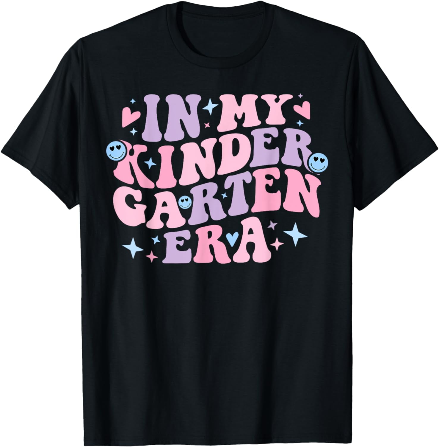 In My Kindergarten Era Groovy Back to School Teacher Student T-Shirt ...