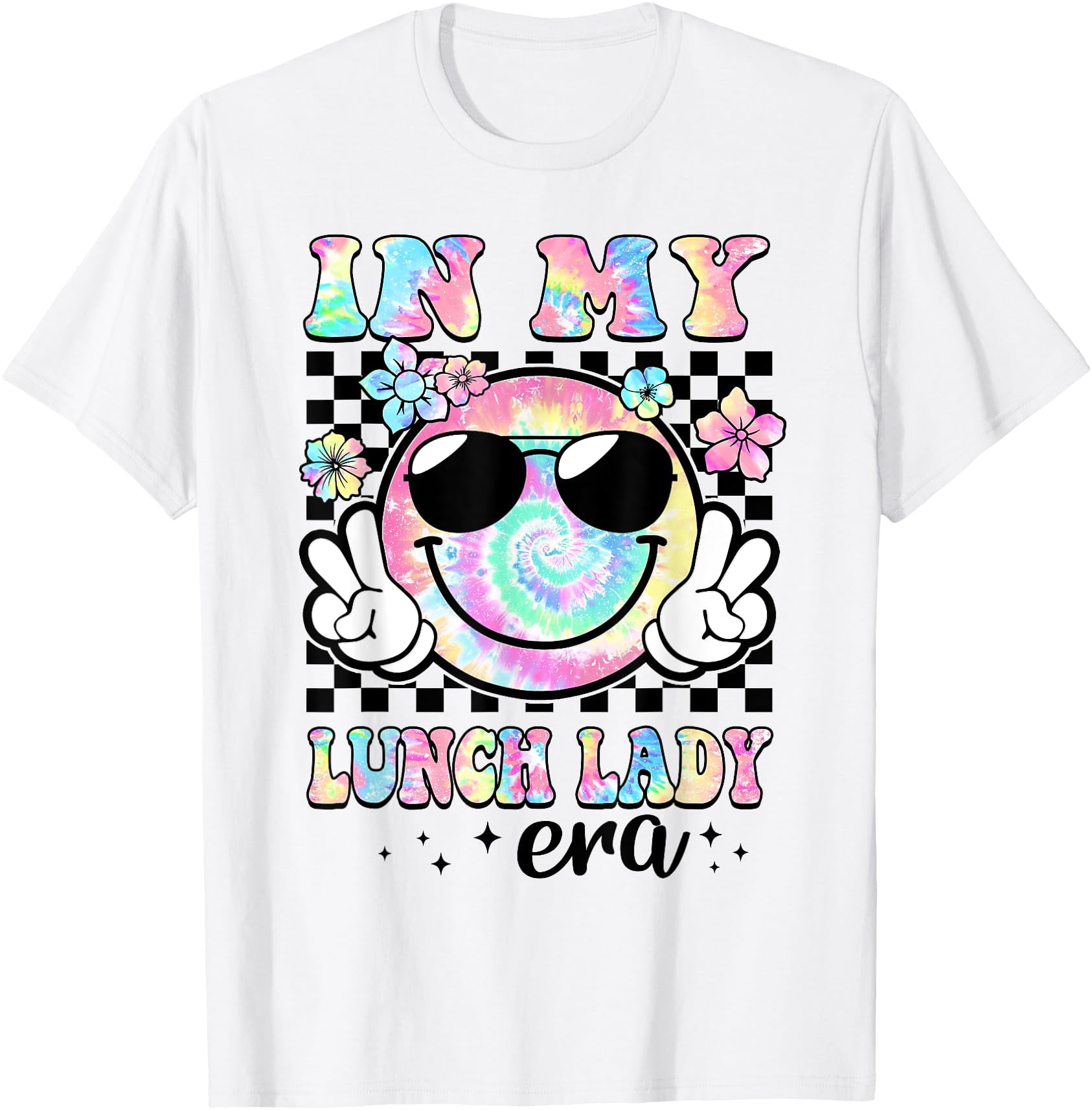 In My Lunch Lady Era Groovy Retro Back To School Funny T-Shirt ...