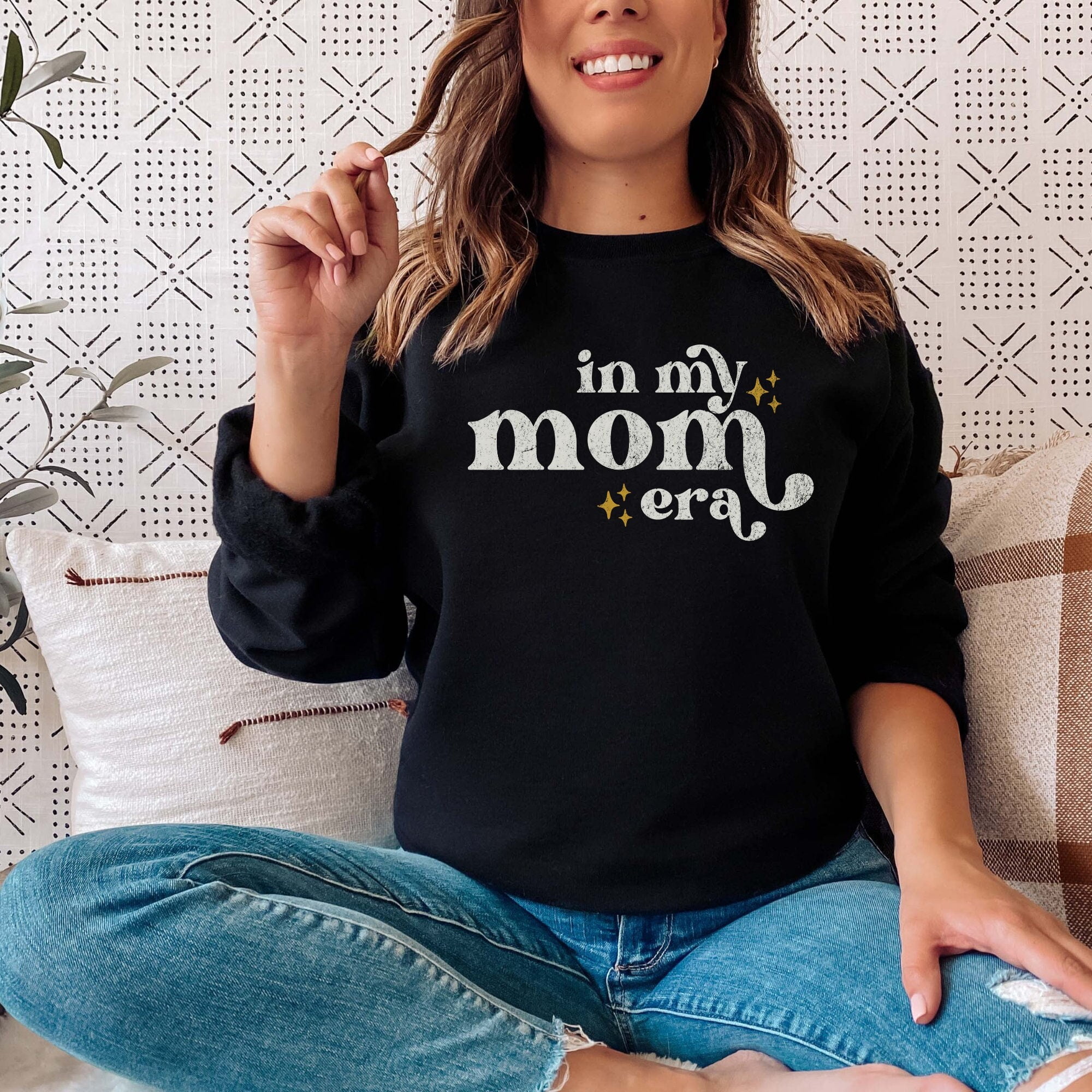 In My Mom Era T-Shirt, Gift for Mom, Retro Mom T-Shirt, Mom Life Shirt ...