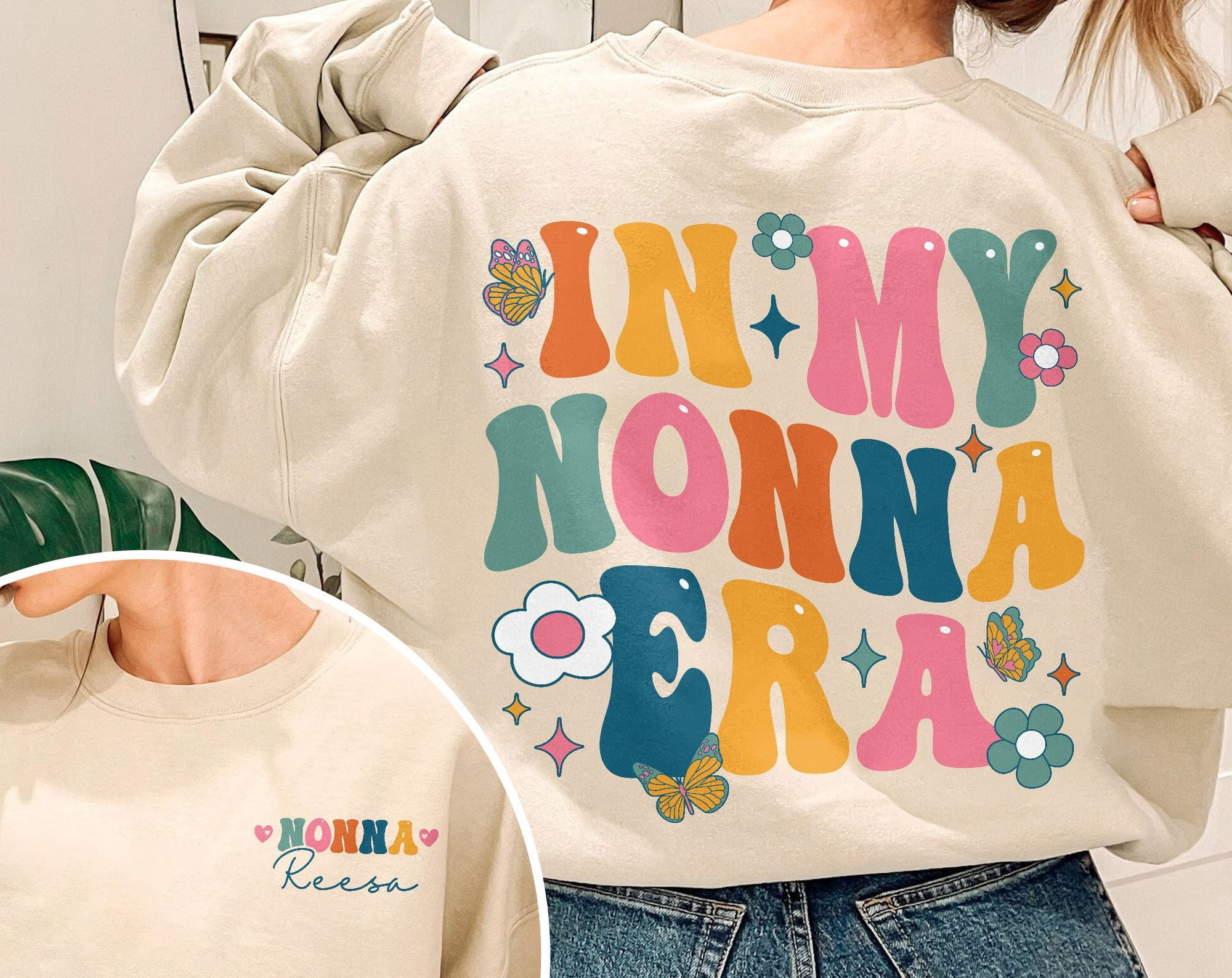 In My Nonna Era TShirt Funny Grandma Shirt Cool Grandma Shirts Mothers ...