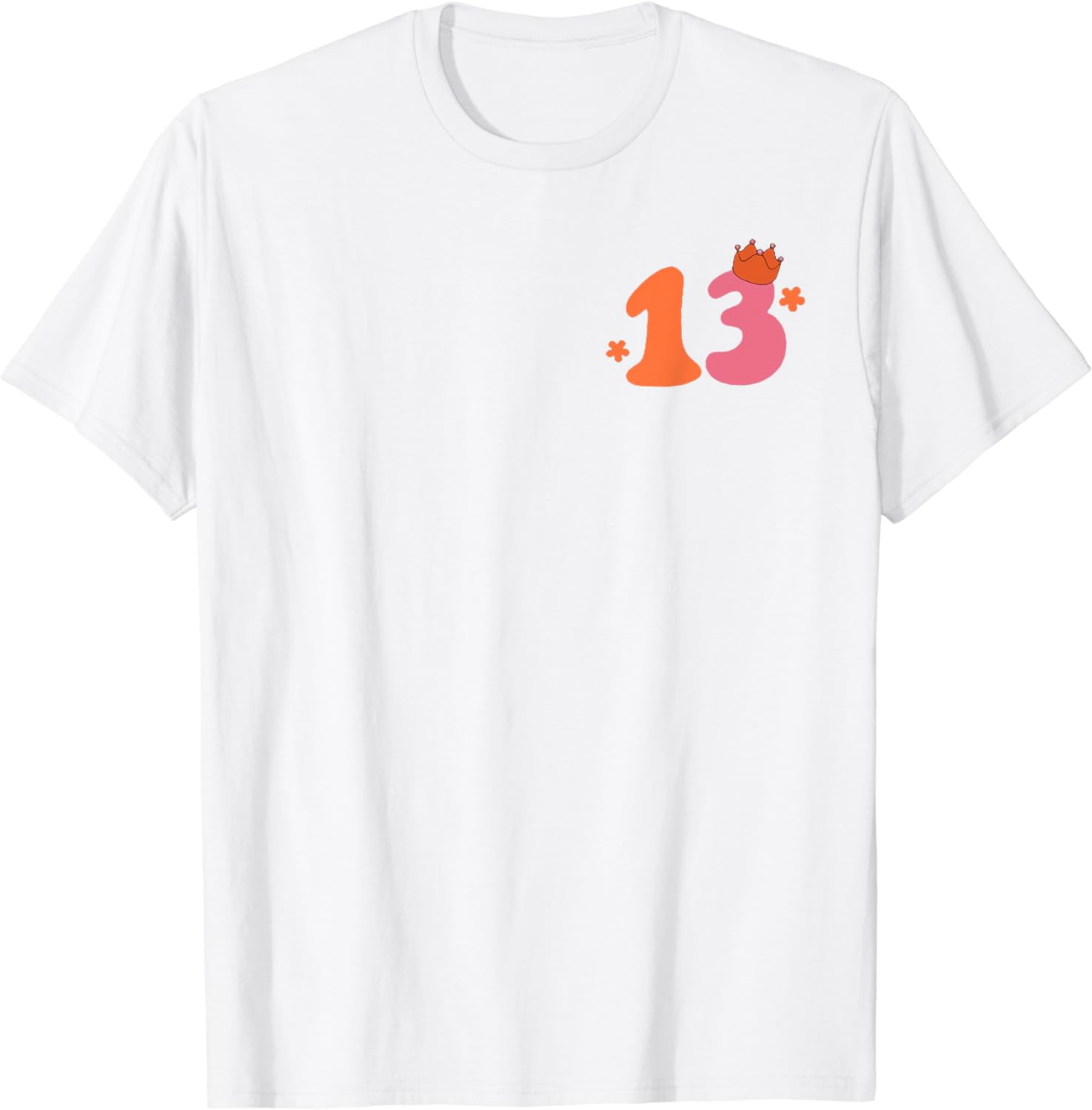 In My Official Teenager Era Groovy 13th Birthday Teens Quote T-Shirt ...