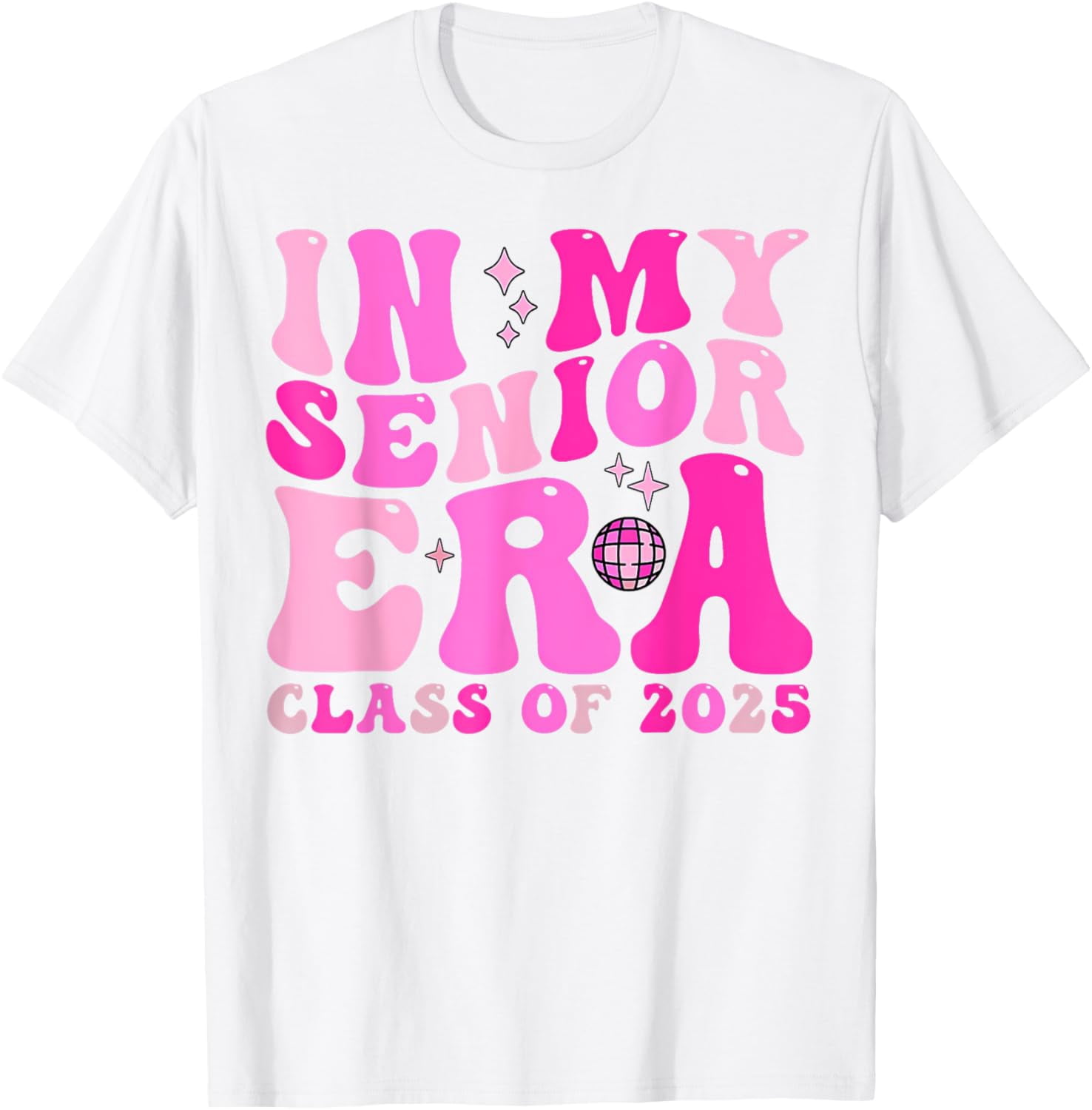 In My Senior Era Class of 2025 Groovy Senior 2025 Graduation T-Shirt ...