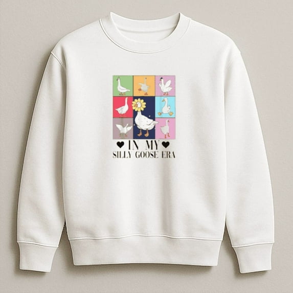 In My Silly Goose Era Funny Retro Animal Lover Cartoon Graphic ...