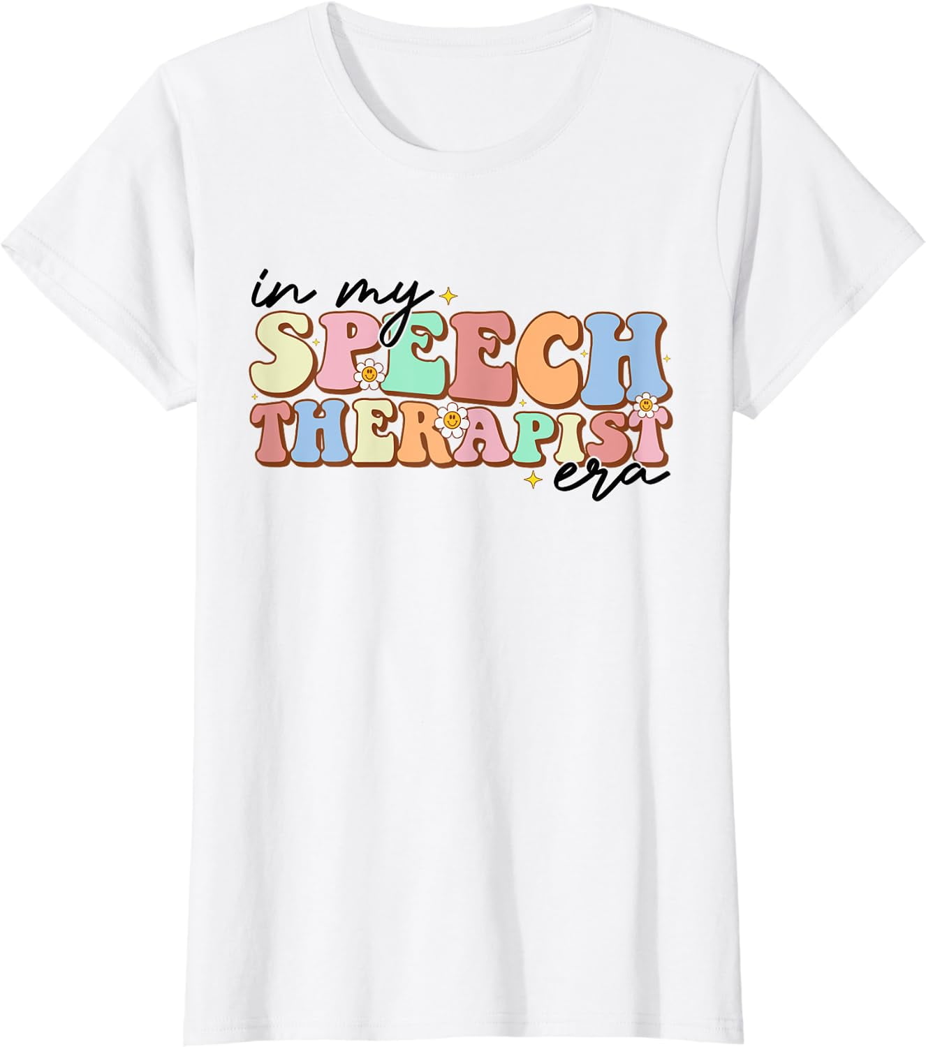 In My Speech Therapist Era Retro SLP Therapists Teacher T-Shirt ...