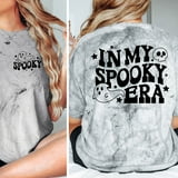 In My Spooky Era Front and Back Color Blast Tee, Halloween Shirt ...