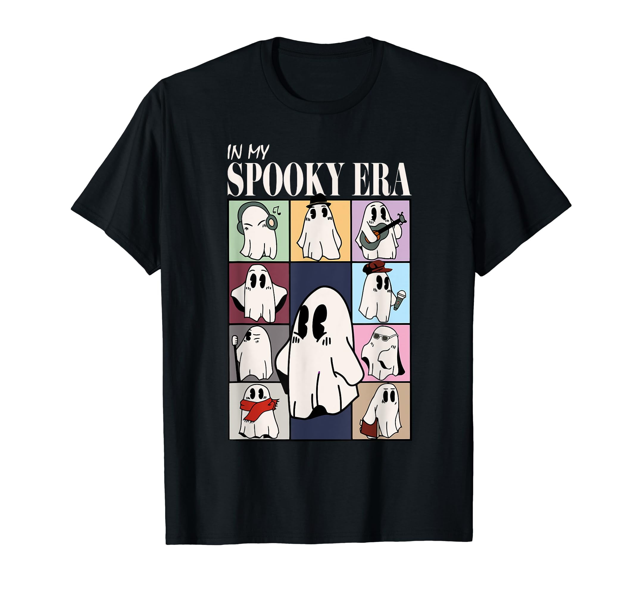 In My Spooky Era Spooky Season Funny Ghost Retro Halloween T-Shirt ...