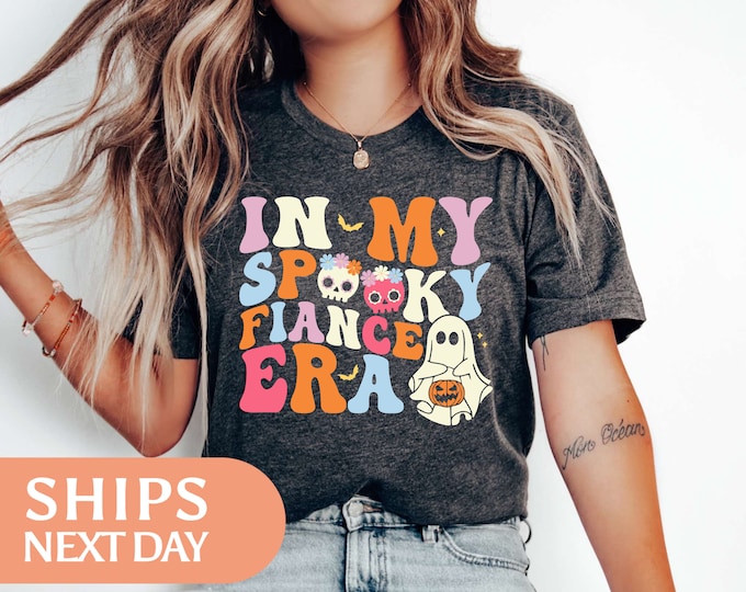 In My Spooky Fiance Era Shirt - Trendy Tshirt - Spooky Bachelorette Tee ...