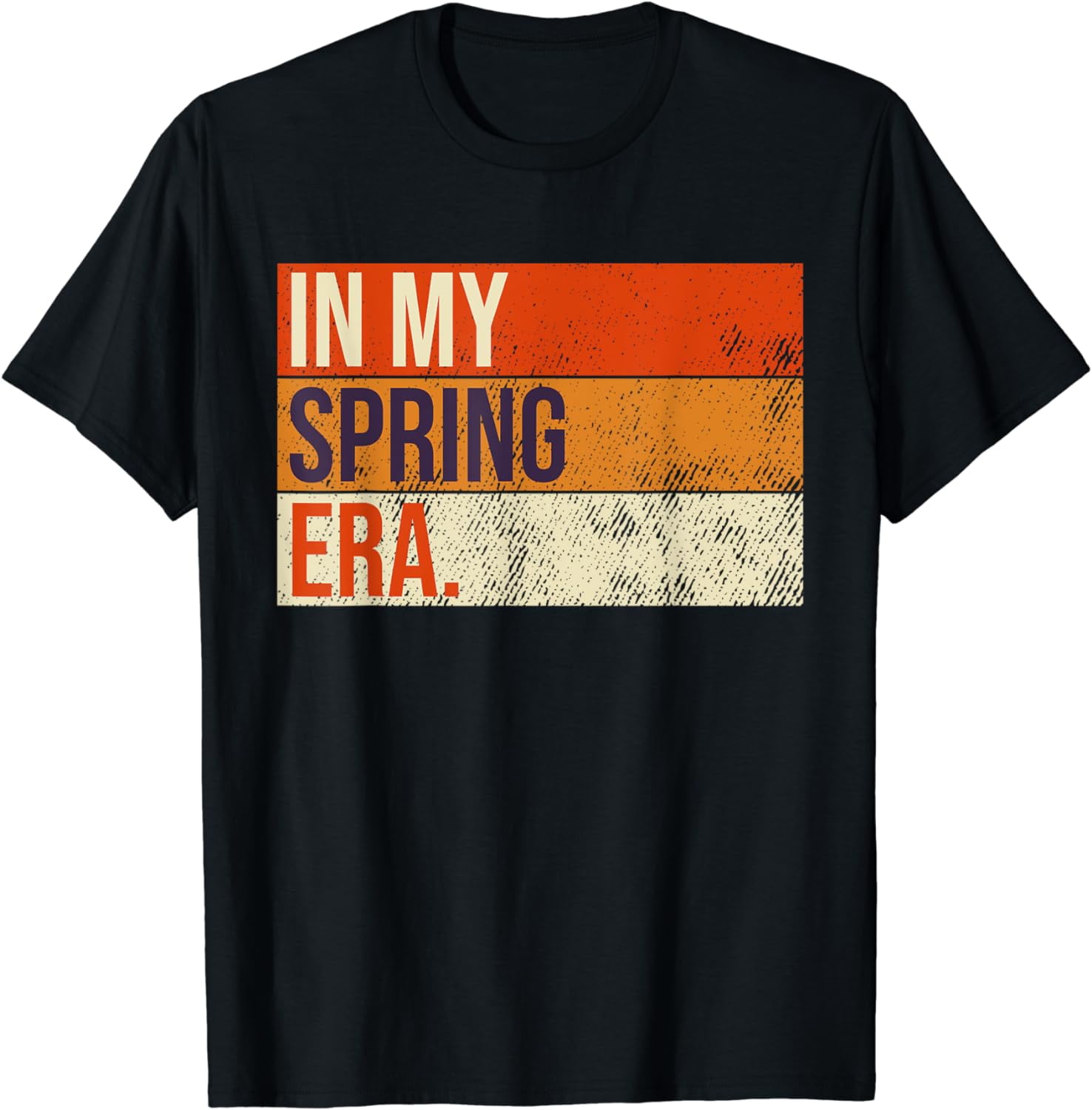 In My Spring Era Retro Vintage Teacher Student Family Fun T-Shirt ...