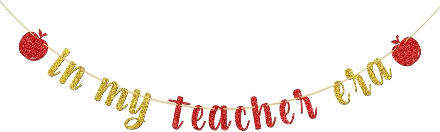 In My Teacher Era Banner, Congrats Teacher 2025, From Student to ...