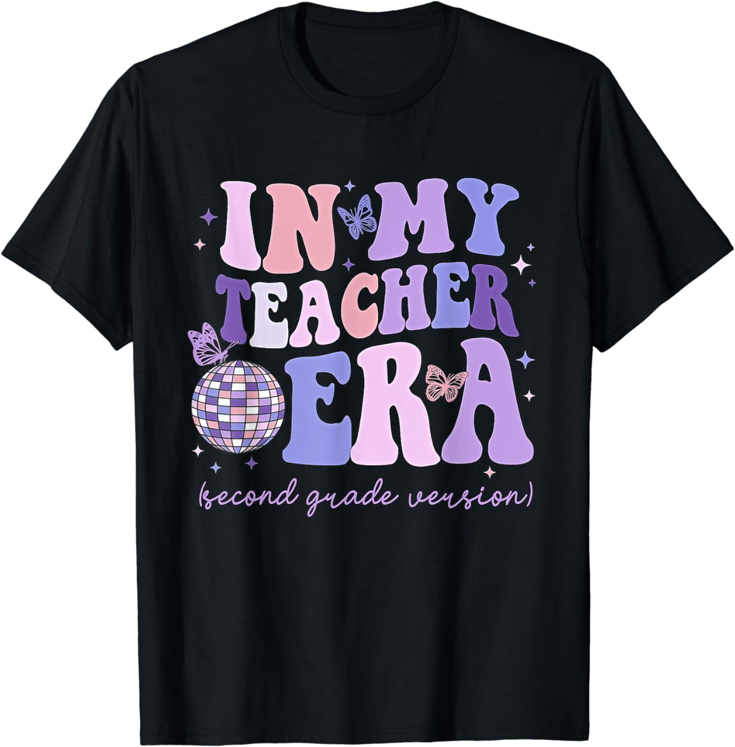 In My Teacher Era Second Grade Version 2nd Grade Teacher Era Cotton T ...