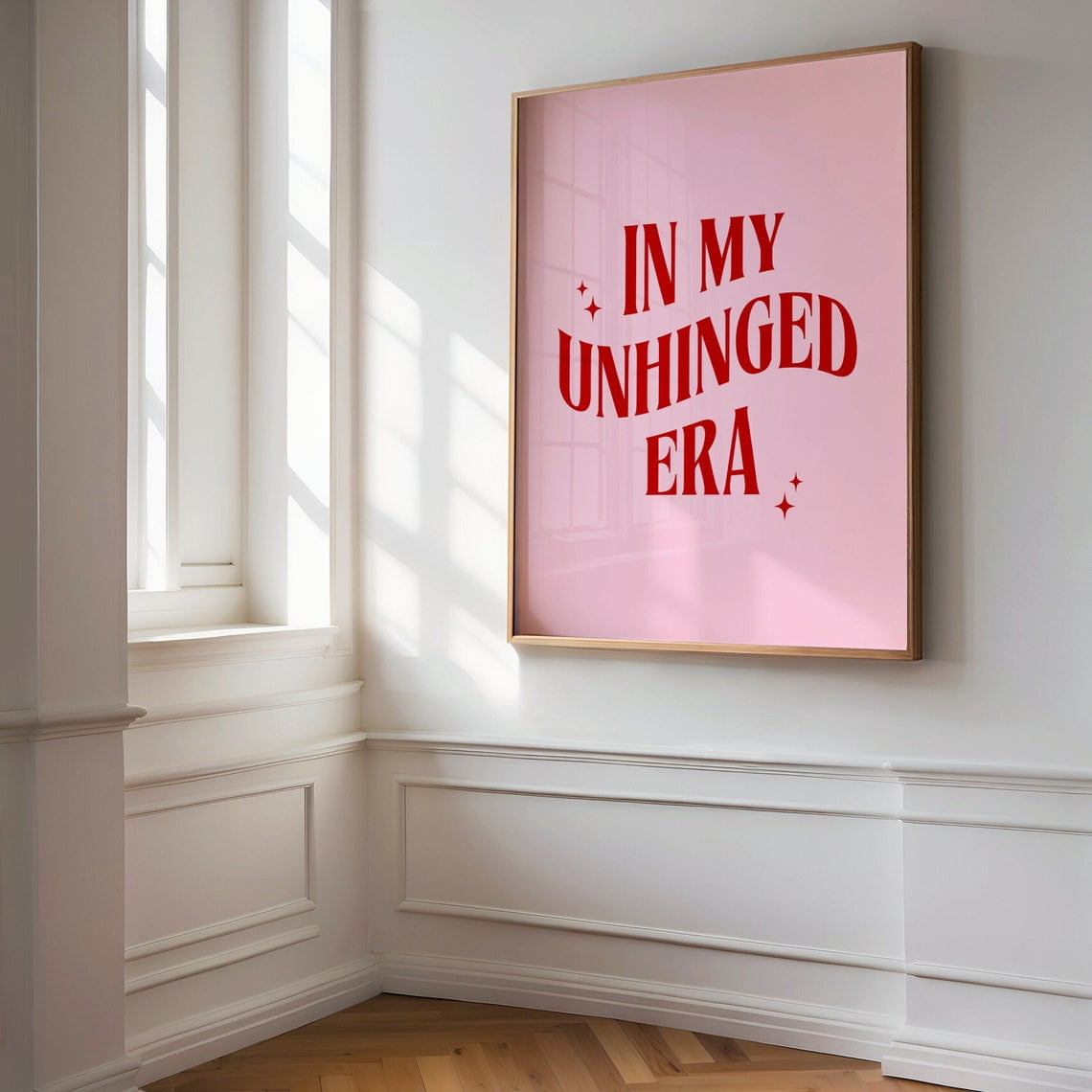 In My Unhinged Era Print // Delulu Era Wall Art, Aesthetic Dorm Decor ...