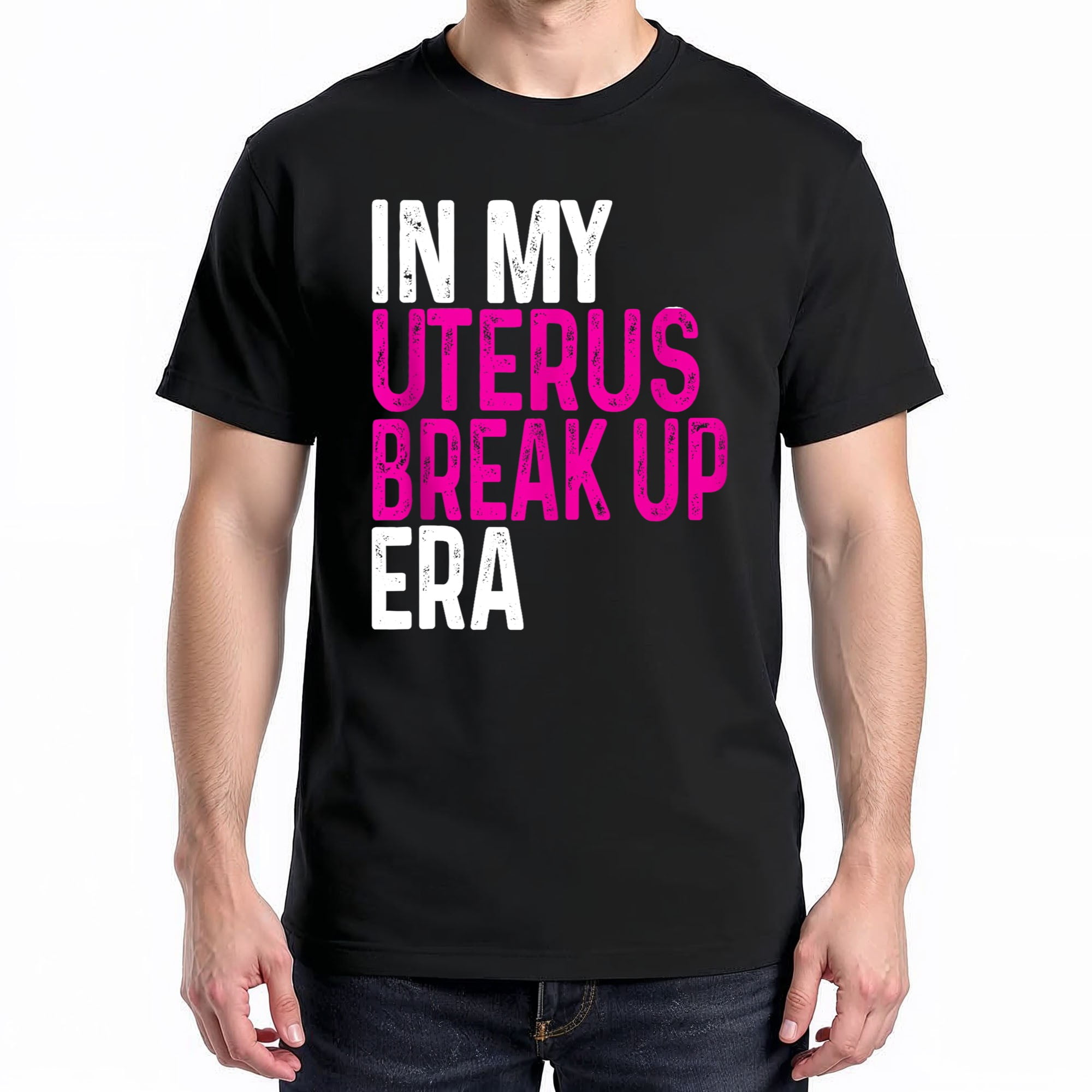 In My Uterus Break Up Era T-Shirt – Groovy Hysterectomy Recovery – Women's Health Support ...