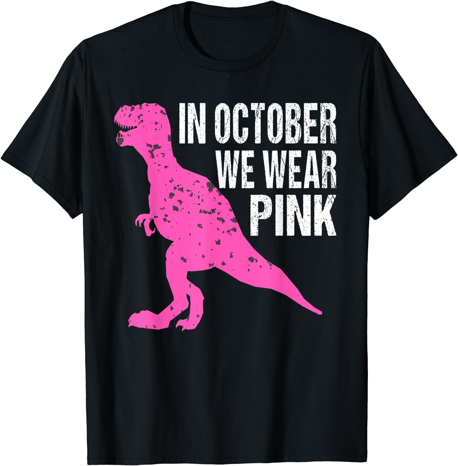 In October We Wear Pink Breast Cancer Awareness Kids Boys T-Shirt ...