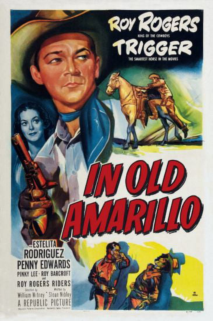 In Old Amarillo Movie poster 12x16 Print on Metal Sign 12in x 16in ...