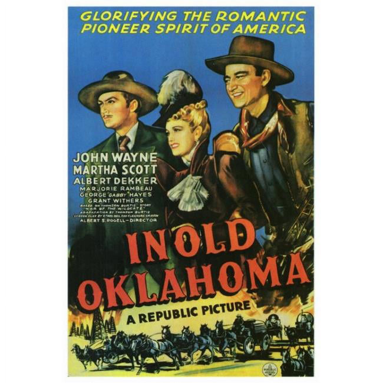 In Old Oklahoma Movie Poster - 27 x 40 in. - Walmart.com