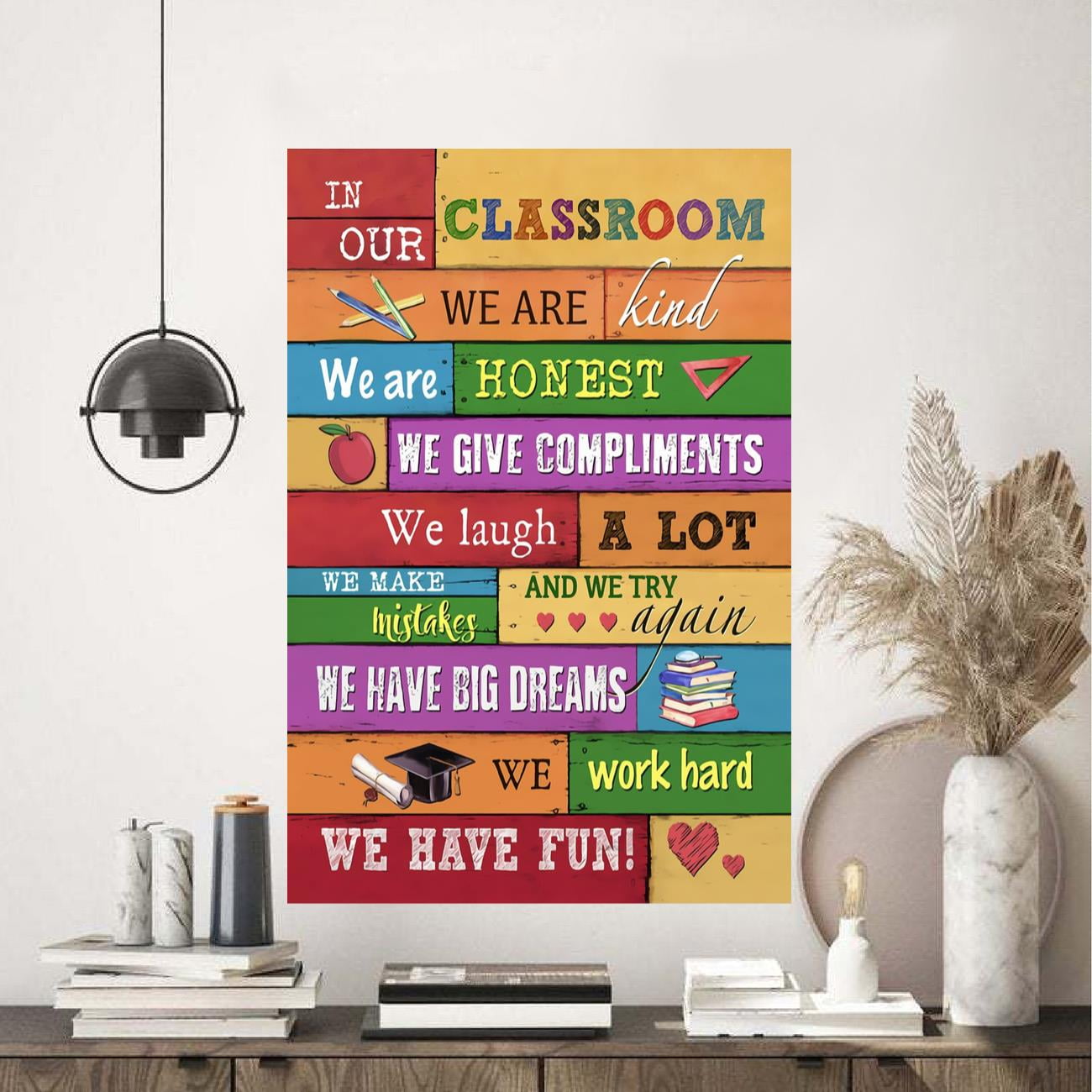 In Our Classroom We Are Kind We Are Honest Poster 16 x 24 Inch Poster ...