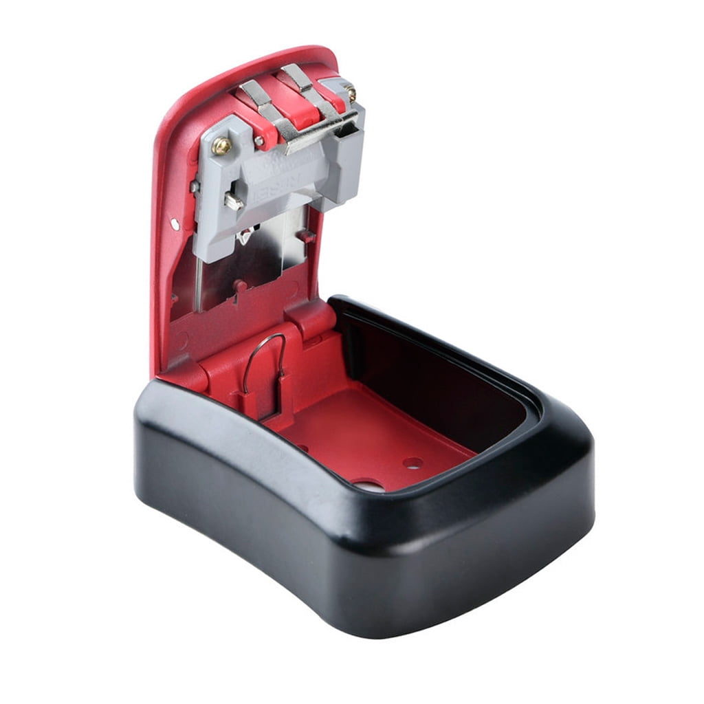 In/Outdoor 4-Digit Combination Key Storage Box Lock, Waterproof Cover ...