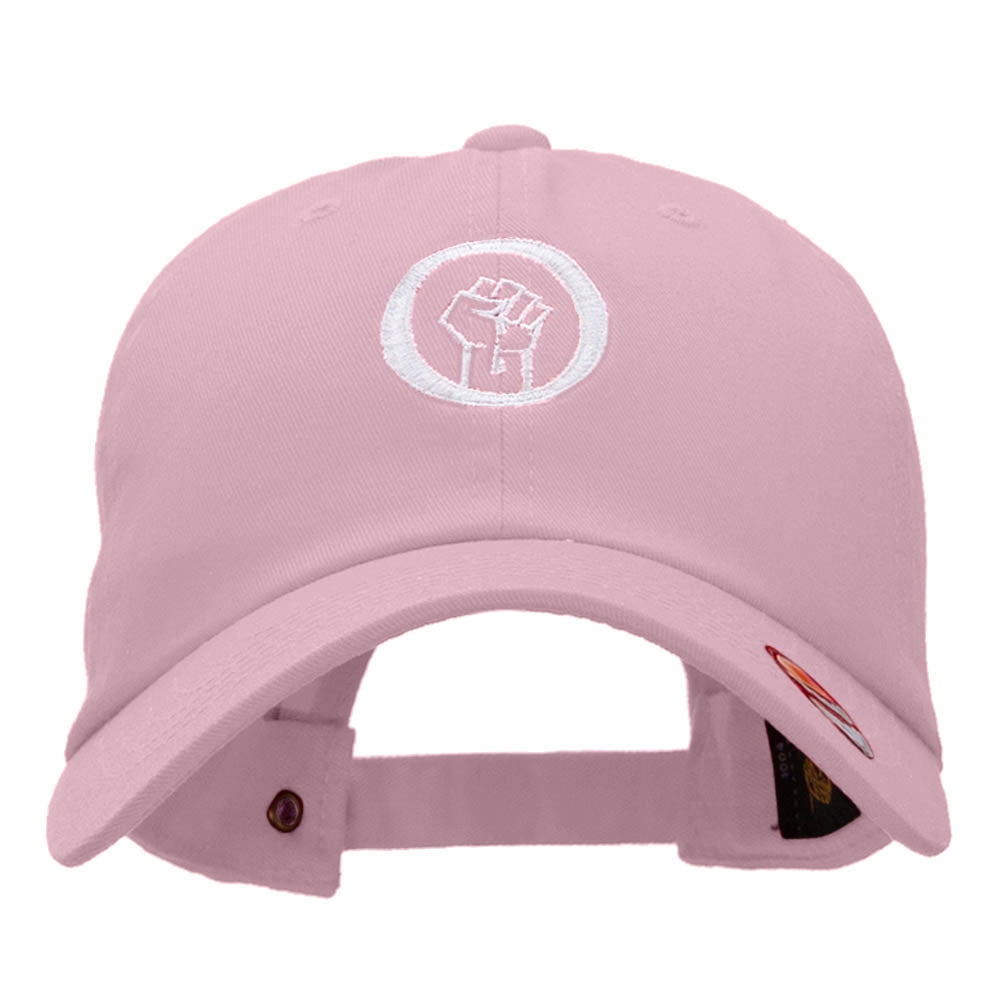 In Power Fist Embroidered Cotton Twill Cap - Lt Pink OSFM - Walmart.com