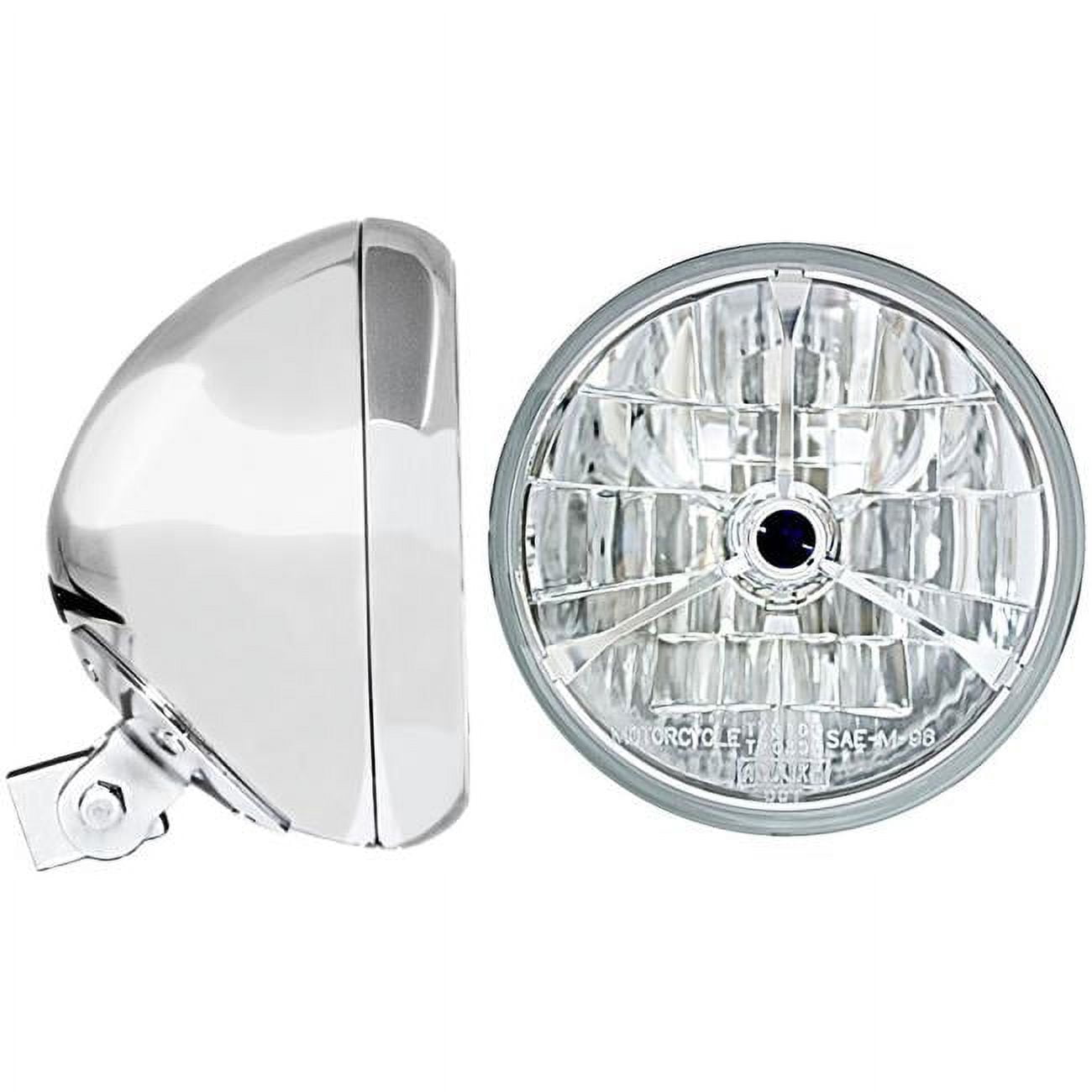 In Pro Car Wear 7 in. Universal Headlight Bucket - Chrome with T70304 ...