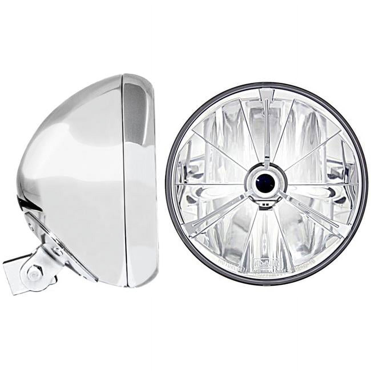 In Pro Car Wear 7 in. Universal Headlight Bucket - Chrome with T70704 ...