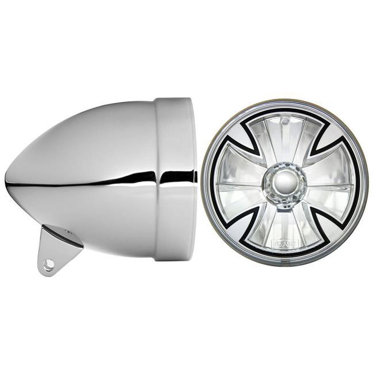 In Pro Car Wear HB51010-X 5.75 in. Smooth Headlight Bucket, Chrome with ...