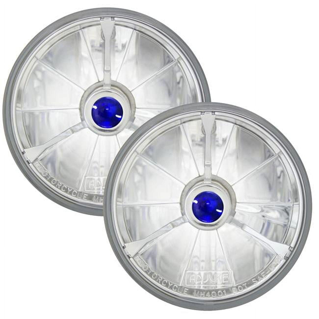 Adjure T42703 4 1/2" DIAMOND CUT MOTORCYCLE SPOTLAMP W/ H3 HALOGEN BULB ...