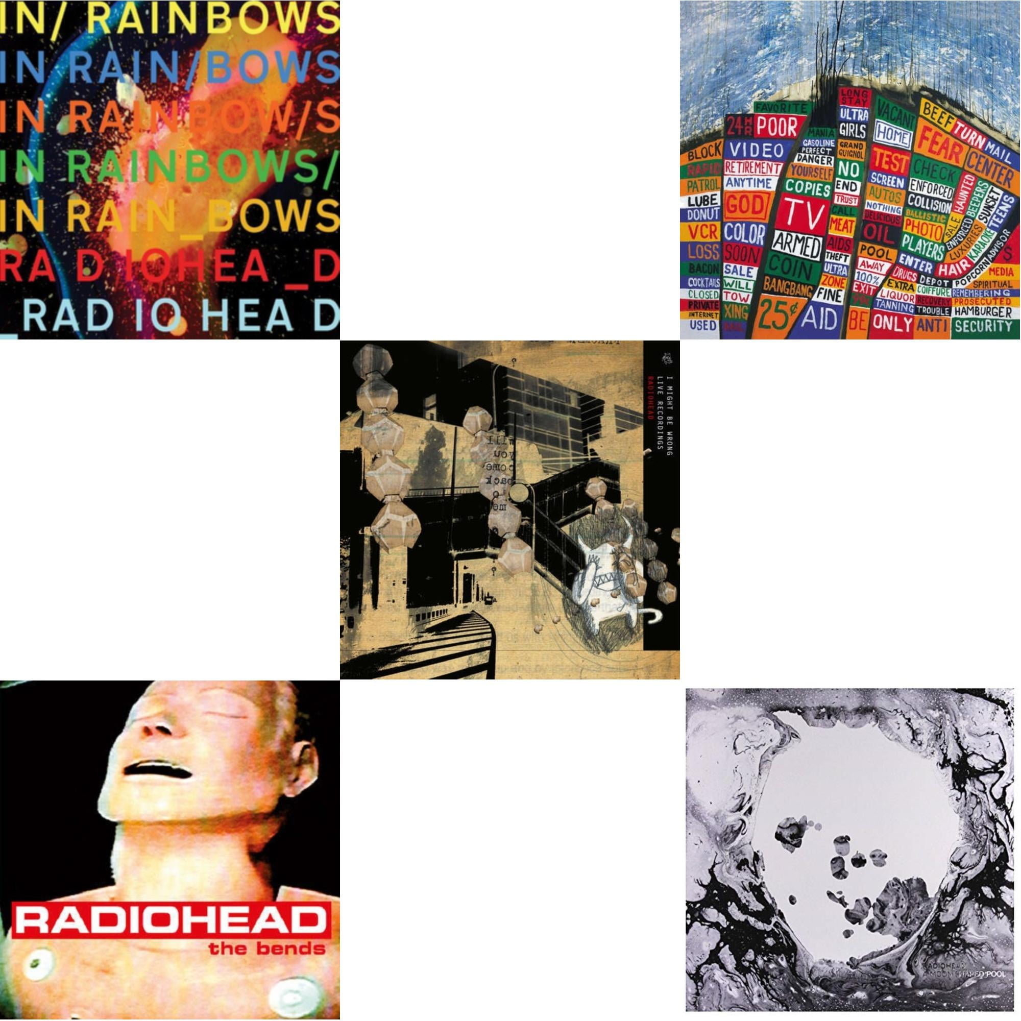 In Rainbows (180G) & Bends (180G) & I Might Be Wrong & Hail To The ...