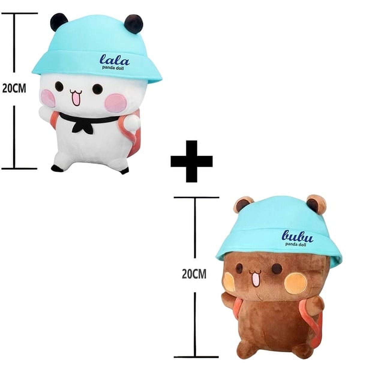 In Stock Bubu And Dudu Panda Plush Cute Cartoon Panda Bear Doll Kawaii ...