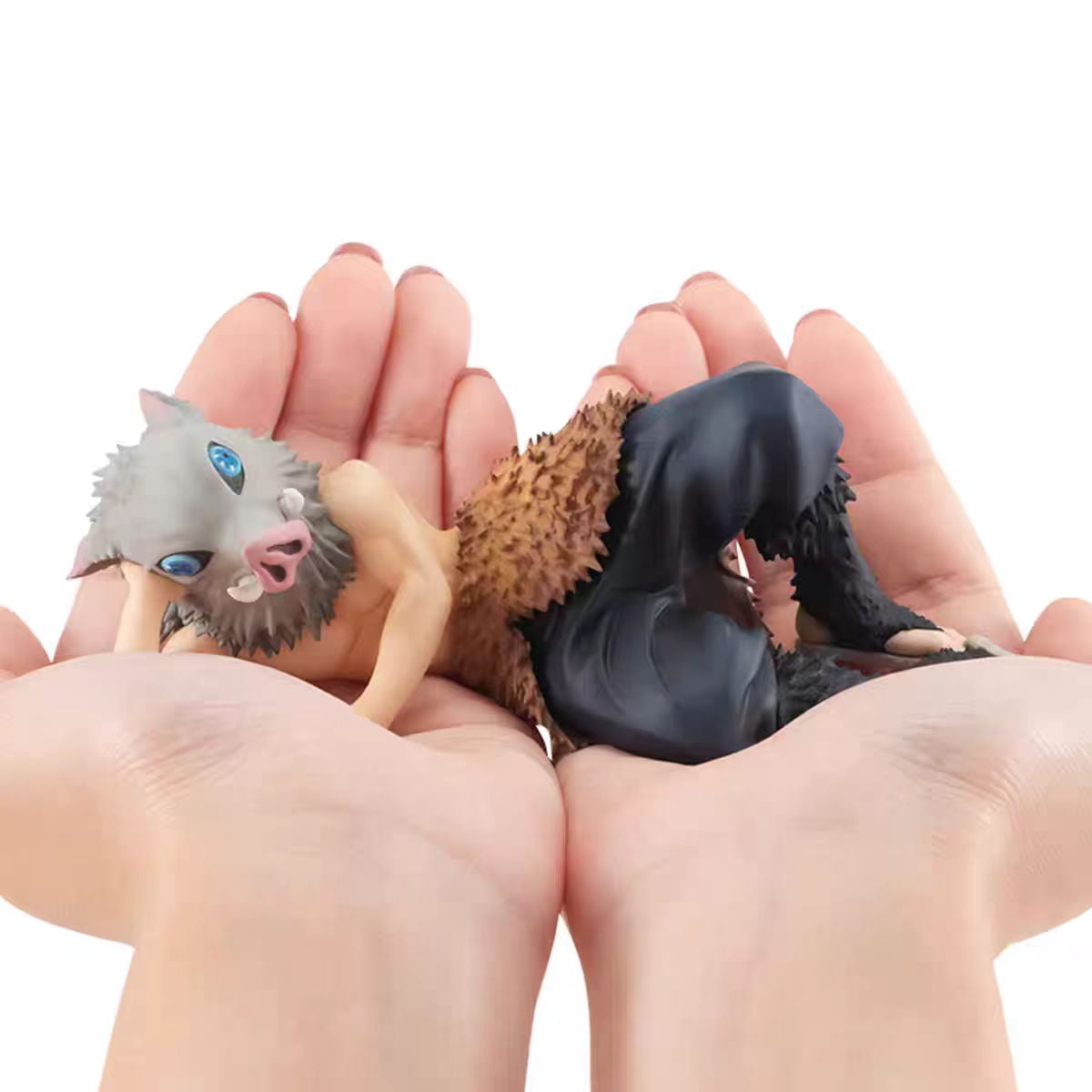 In Stock Original Demon Slayer in Hand Hashibira Inosuke Anime Model ...