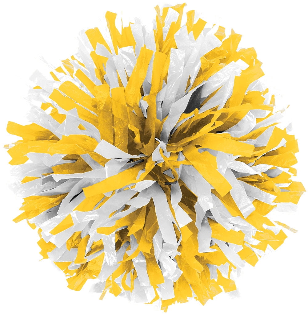 In-Stock Youth Cheerleading Pom Gold/Wht - Walmart.com