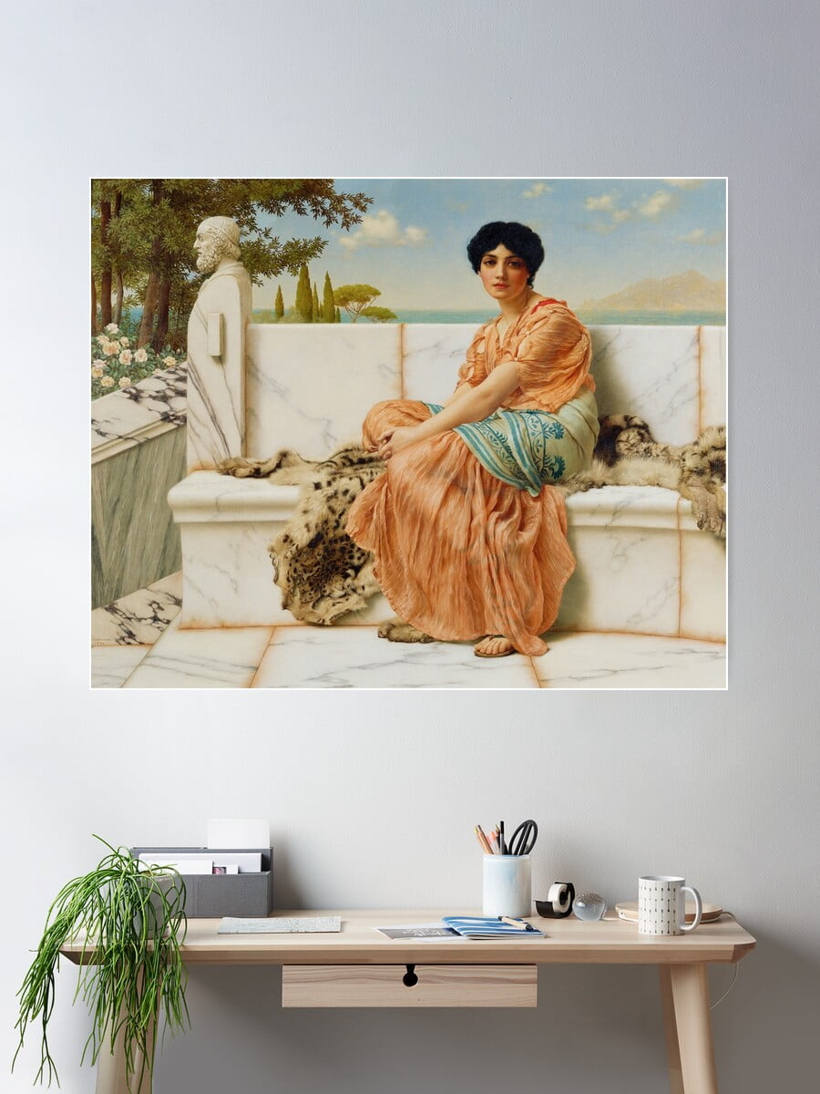 In The Days Of Sappho By John William Godward (1904) Poster Wall Art ...